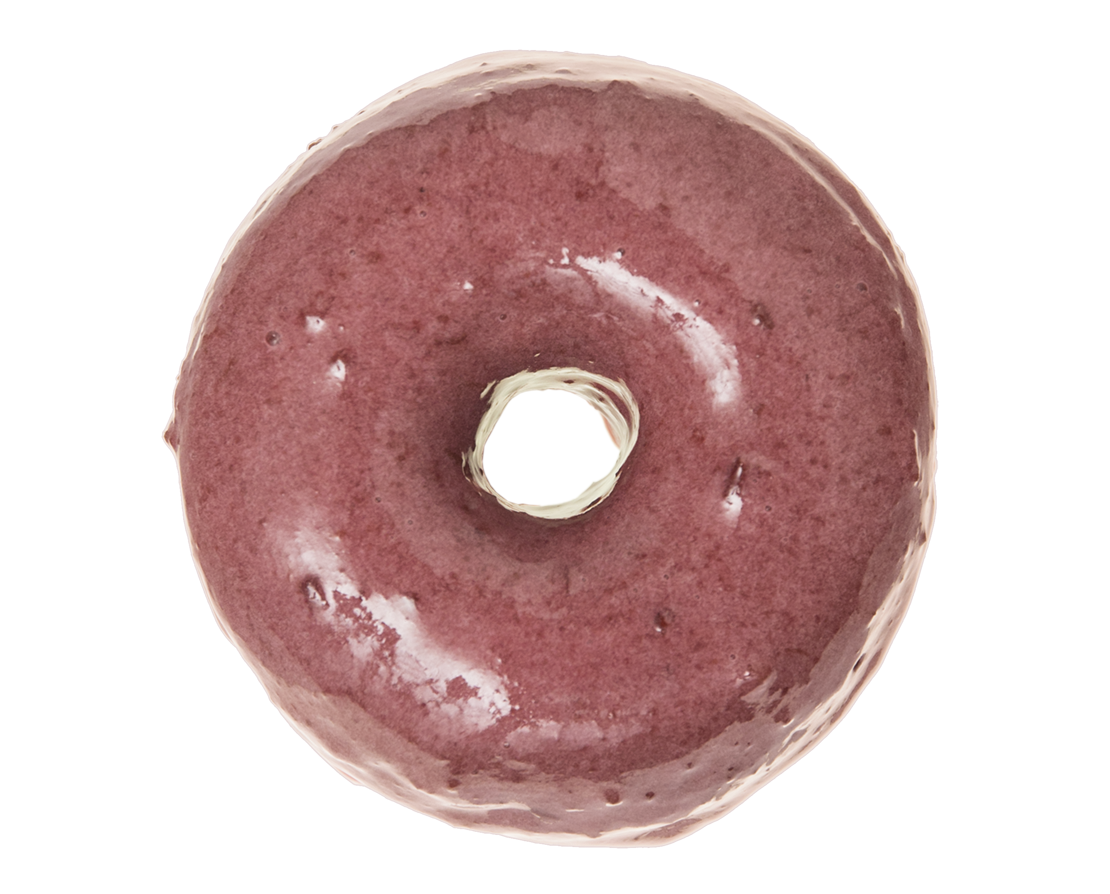 Strawberry and Lime Donut